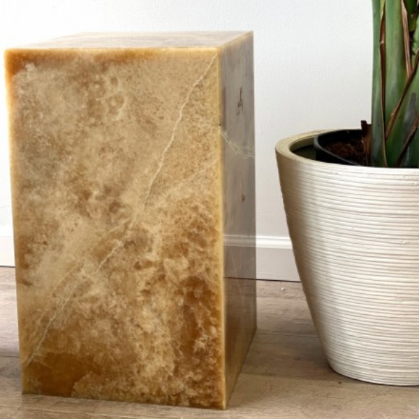 Exclusive Onyx Green Marble Stand - Marble & Home