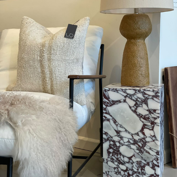 Buy Calacatta Viola Stand Table Online - Marble & Home