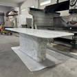 Italian Calacatta Marble Rectangle Dining Table | Marble & Home