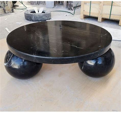 Viola 3 Sphere Legs Coffee Table | Marble & Home